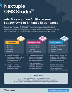 Nextuple Order Management Studio Accelerators | Nextuple